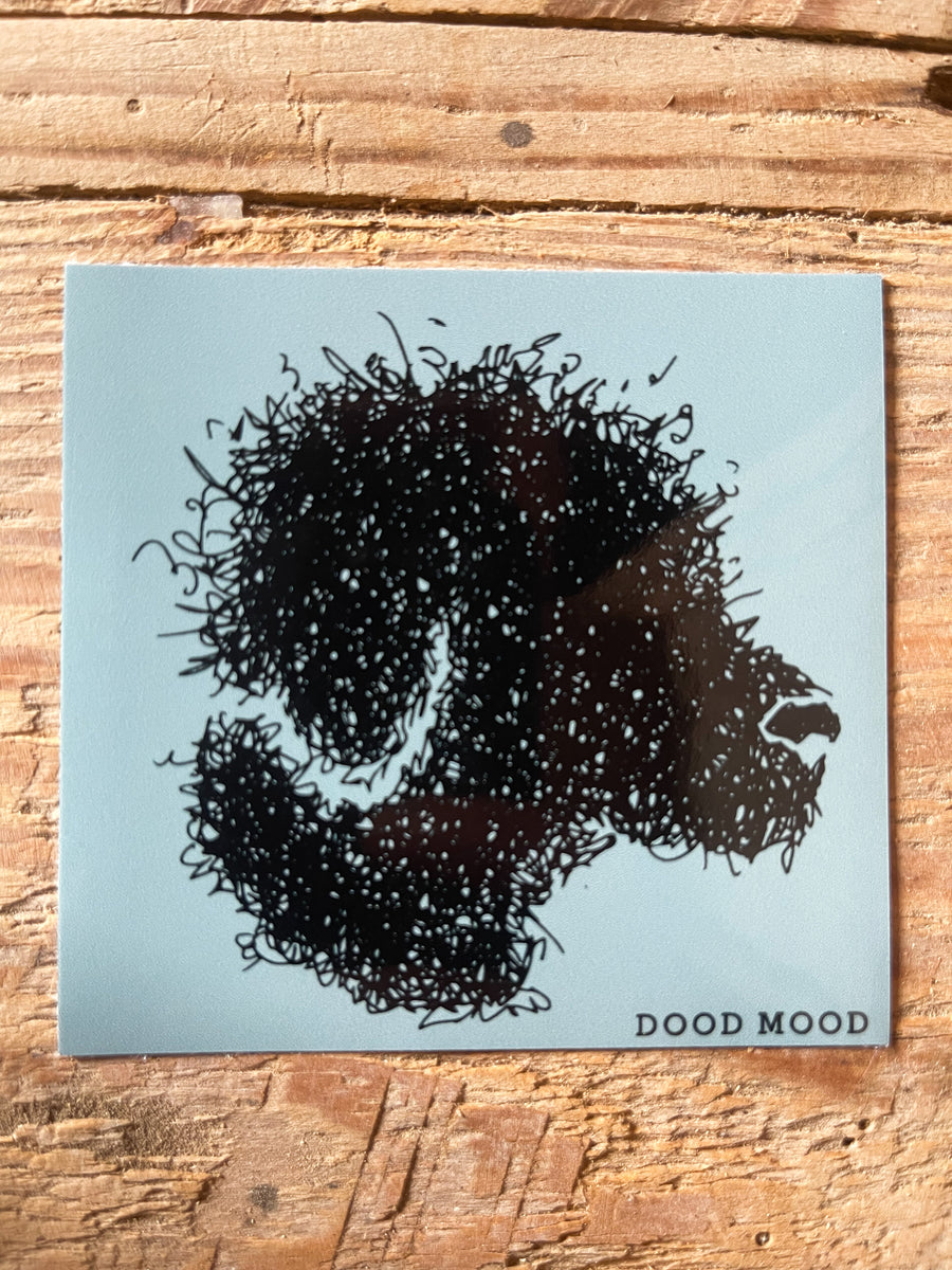 Doodle Fro Sticker – DOOD MOOD CO.