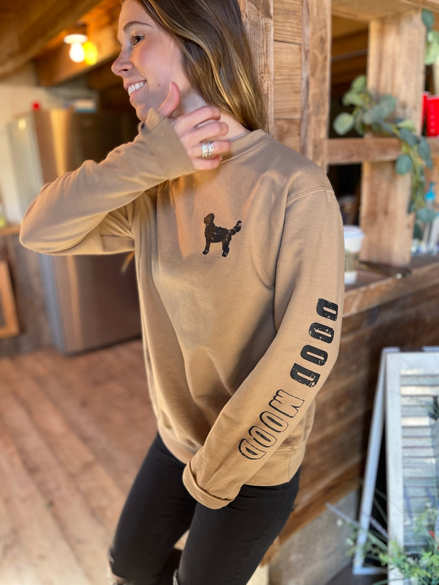 Simple Dood Mood Crew Sweatshirt - Sandstone – DOOD MOOD CO.