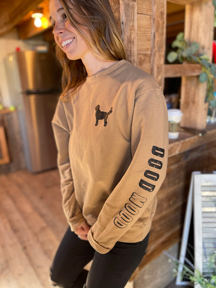 Simple Dood Mood Crew Sweatshirt - Sandstone – DOOD MOOD CO.